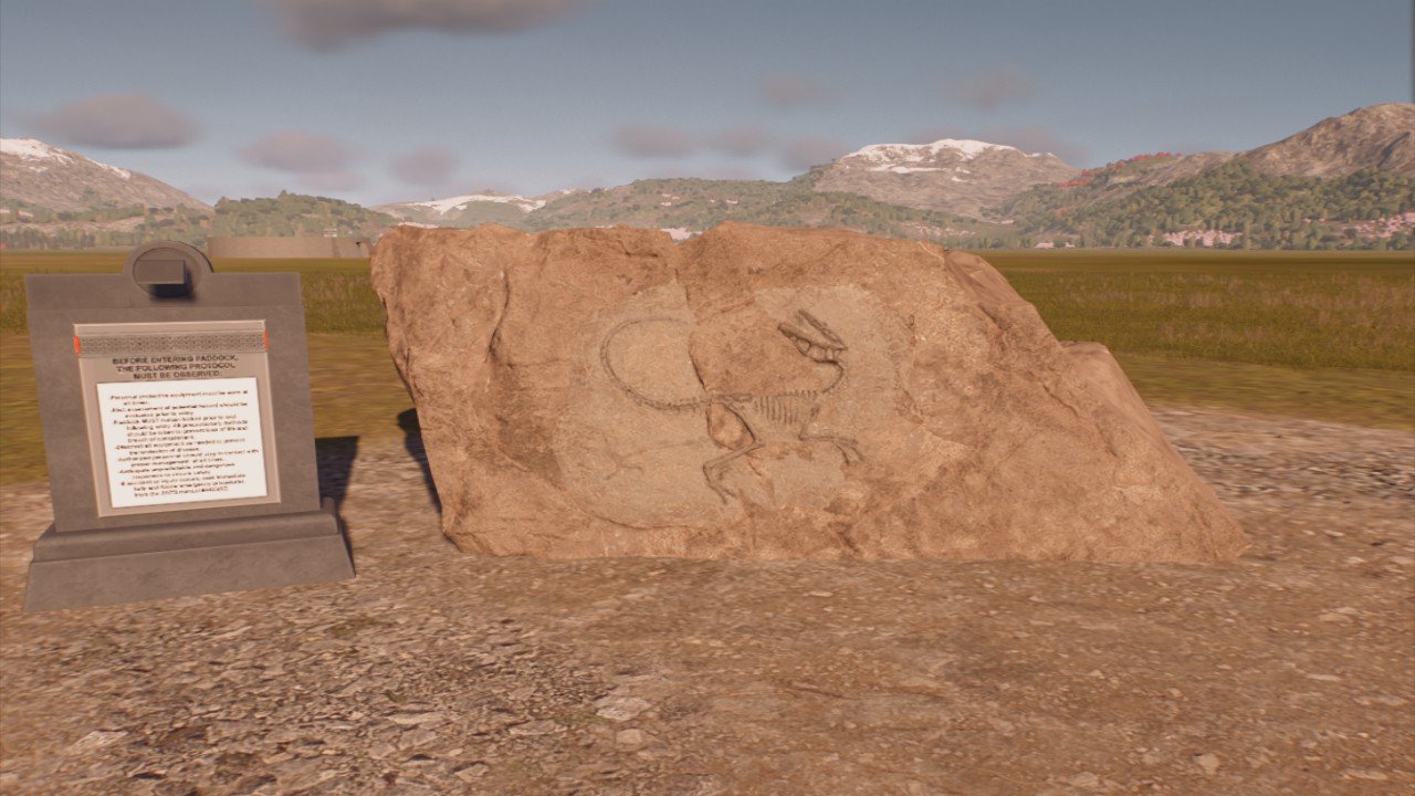 Velociraptor Fossil Display - Workshop - Jurassic World Evolution 3