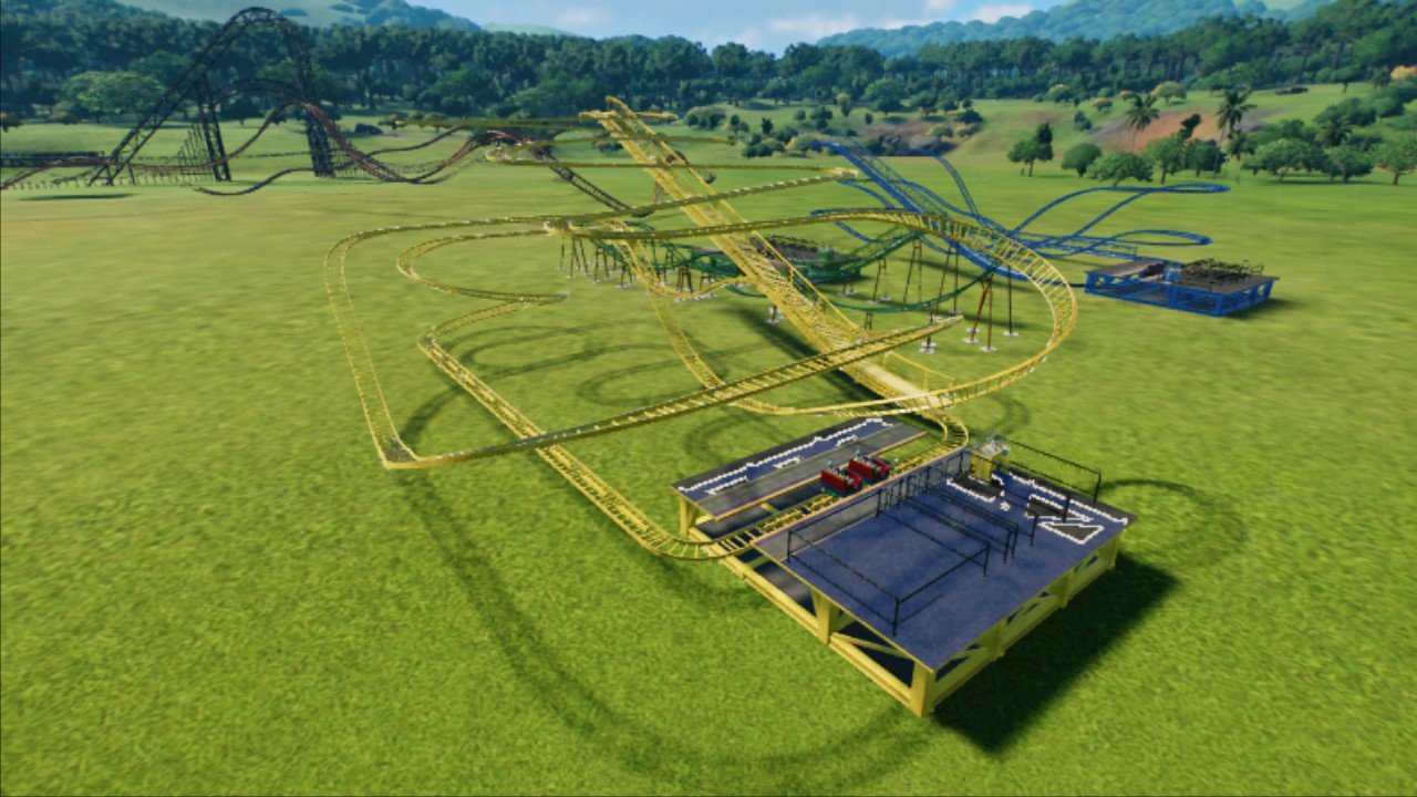 Miller wild mouse - Planet Coaster 2 creation - Frontier Workshop