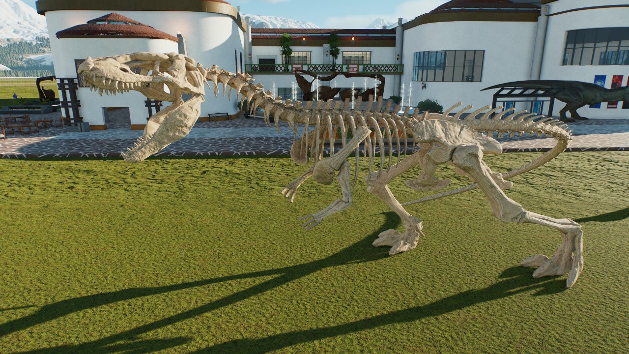 Giganotosaurus skeleton - Workshop - Jurassic World Evolution 3