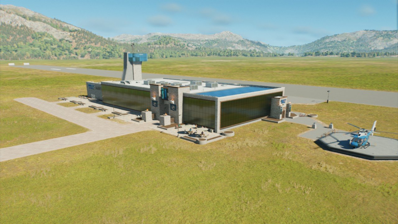 Airport Arrival Point (with Runway) - Workshop - Jurassic World Evolution 3