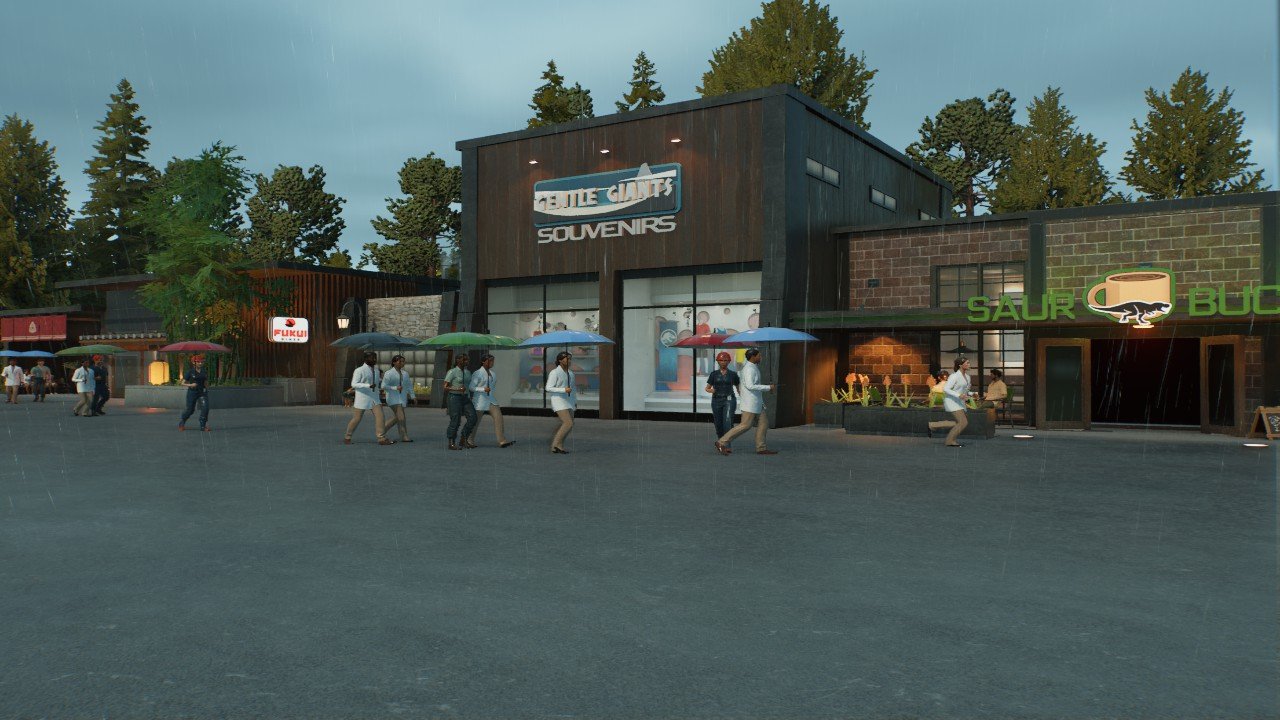 Small 4-in-1 amenity building - Workshop - Jurassic World Evolution 3