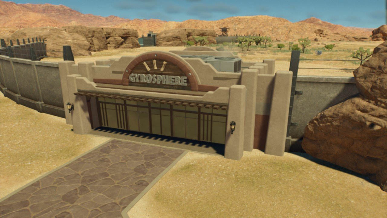 Texican Gyrosphere Attraction - Workshop - Jurassic World Evolution 3
