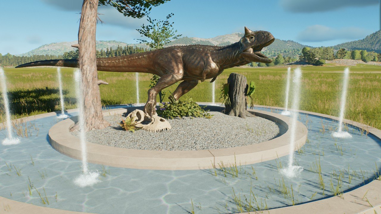 Carnotaurus statue - Workshop - Jurassic World Evolution 3