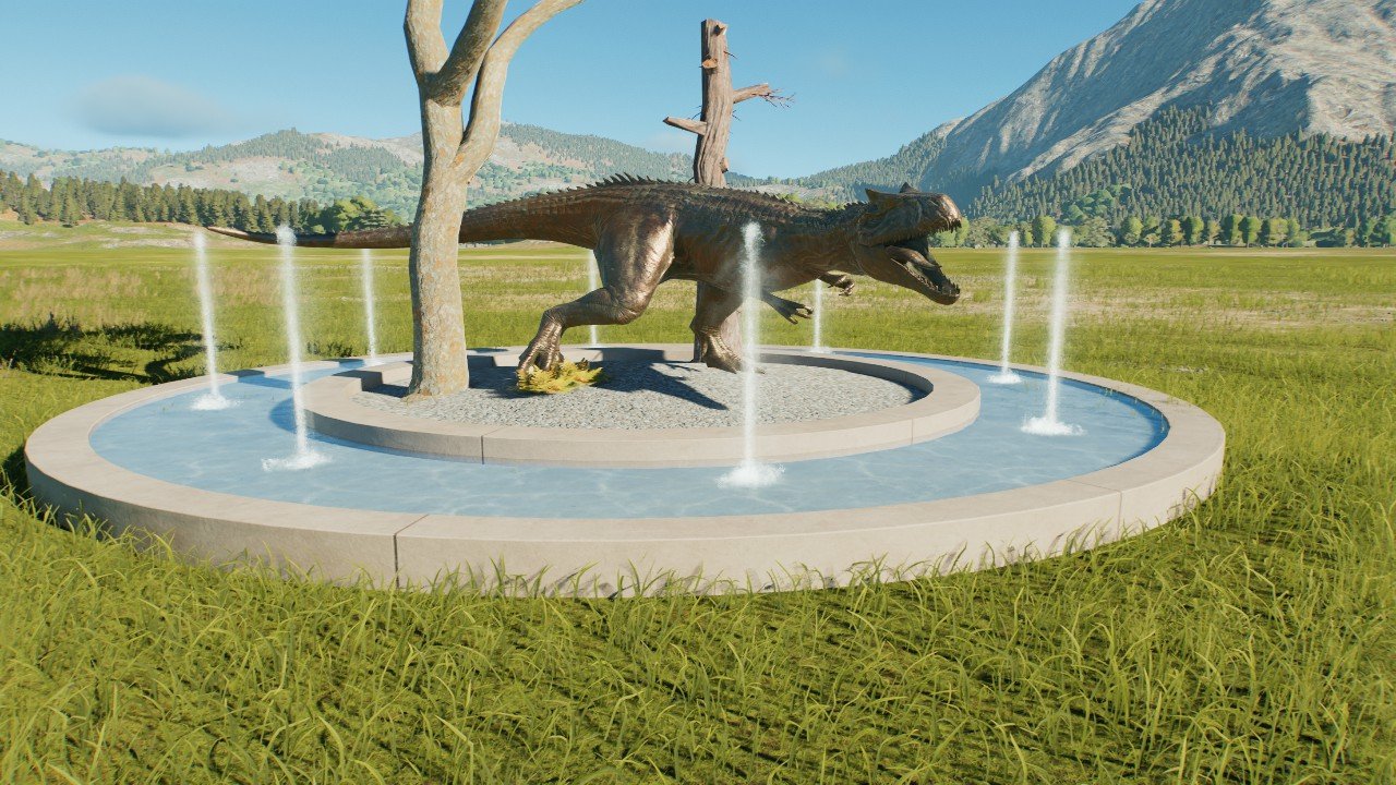 Allosaurus statue - Workshop - Jurassic World Evolution 3