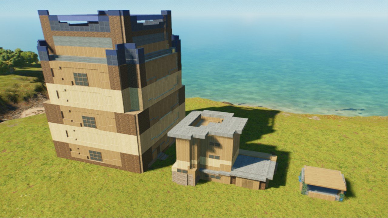 Random Minecraft Buildings - Workshop - Jurassic World Evolution 3