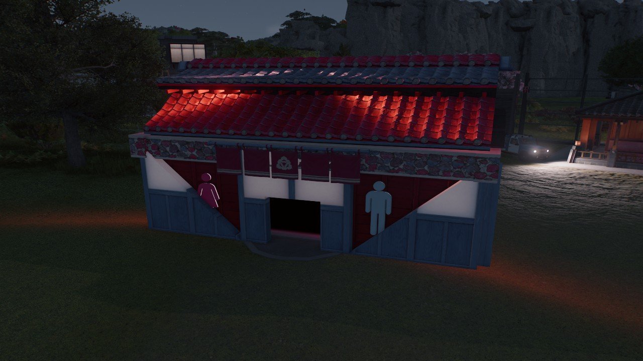 Asia themed rest room - Workshop - Jurassic World Evolution 3