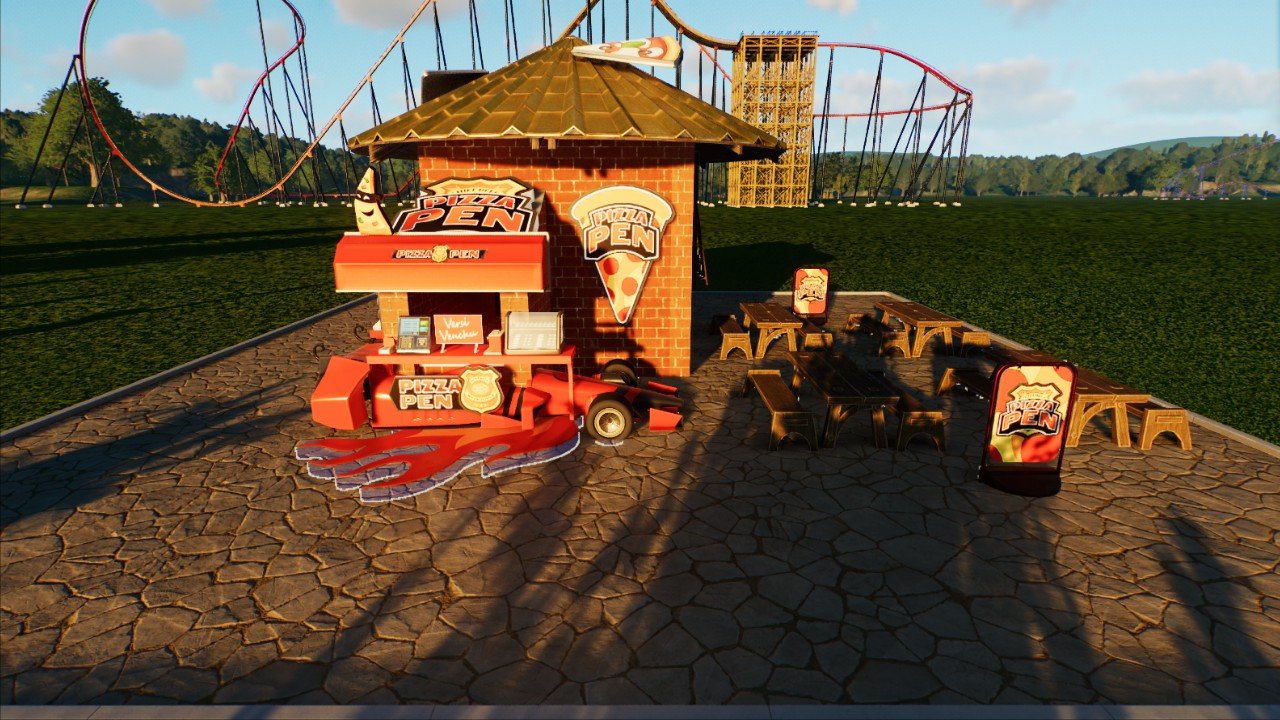 pizza pen racer stall 1 - Workshop - Planet Coaster 2