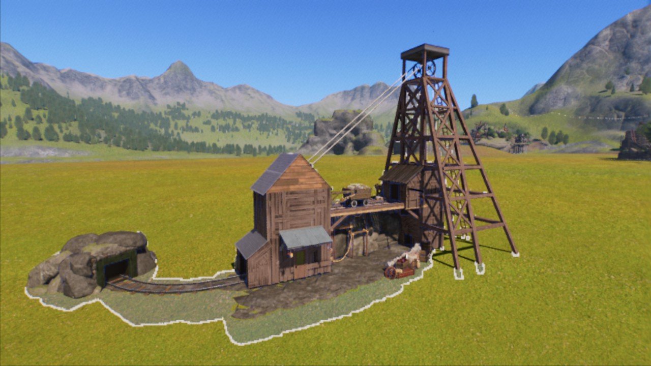 Mine Shaft Elevator - Planet Coaster 2 creation - Frontier Workshop
