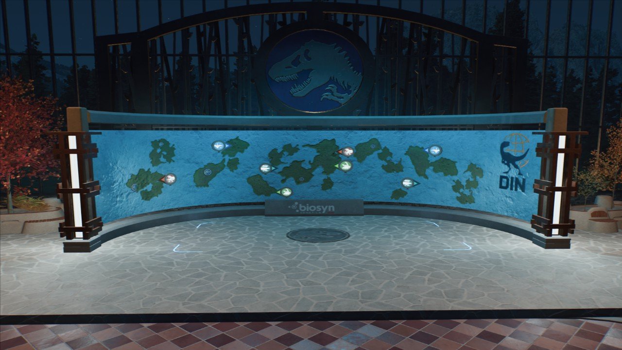Park map or simple exhibit guide - Workshop - Jurassic World Evolution 3