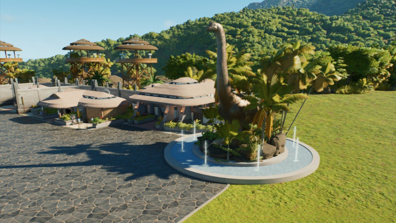 Brachiosaurus statue - Workshop - Jurassic World Evolution 3