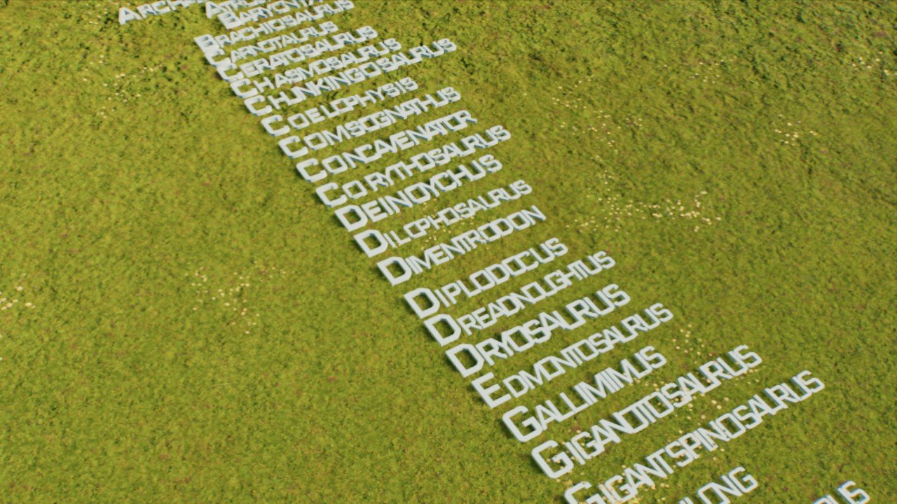 Dreadnoughtus sign - Workshop - Jurassic World Evolution 3