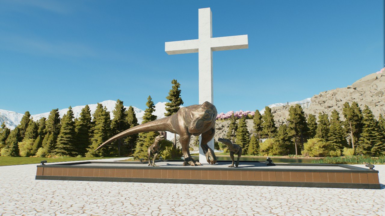 Simple Rex family and Cross decoration - Workshop - Jurassic World ...