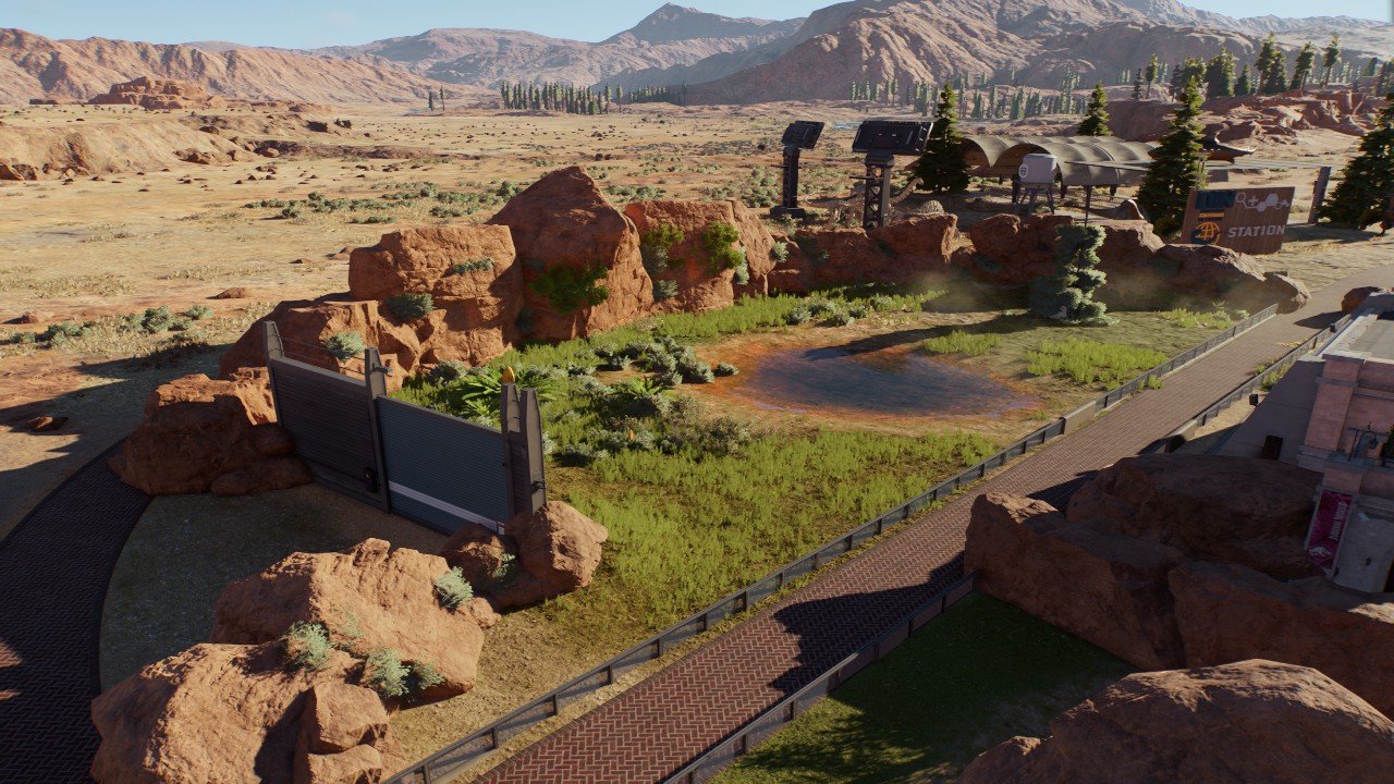 Semi circle enclosure - Workshop - Jurassic World Evolution 3