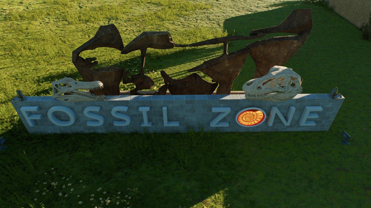 Fossil zone entrence - Workshop - Jurassic World Evolution 3