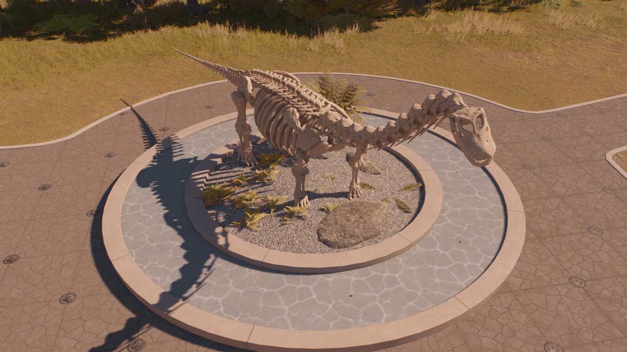 Skeletal Bronto Fountain - Jurassic World Evolution 3 creation ...