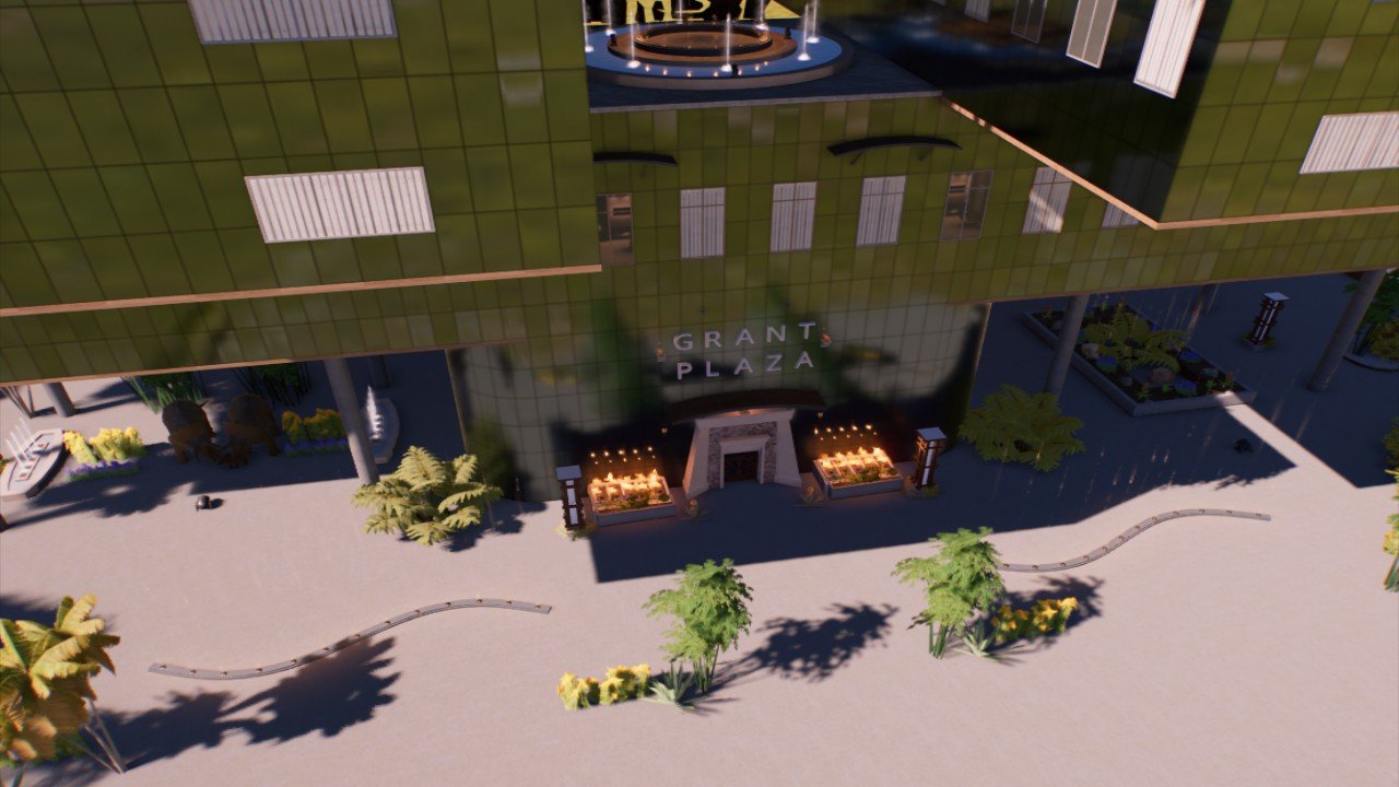 Dr Allen Grant Plaza - Workshop - Jurassic World Evolution 3