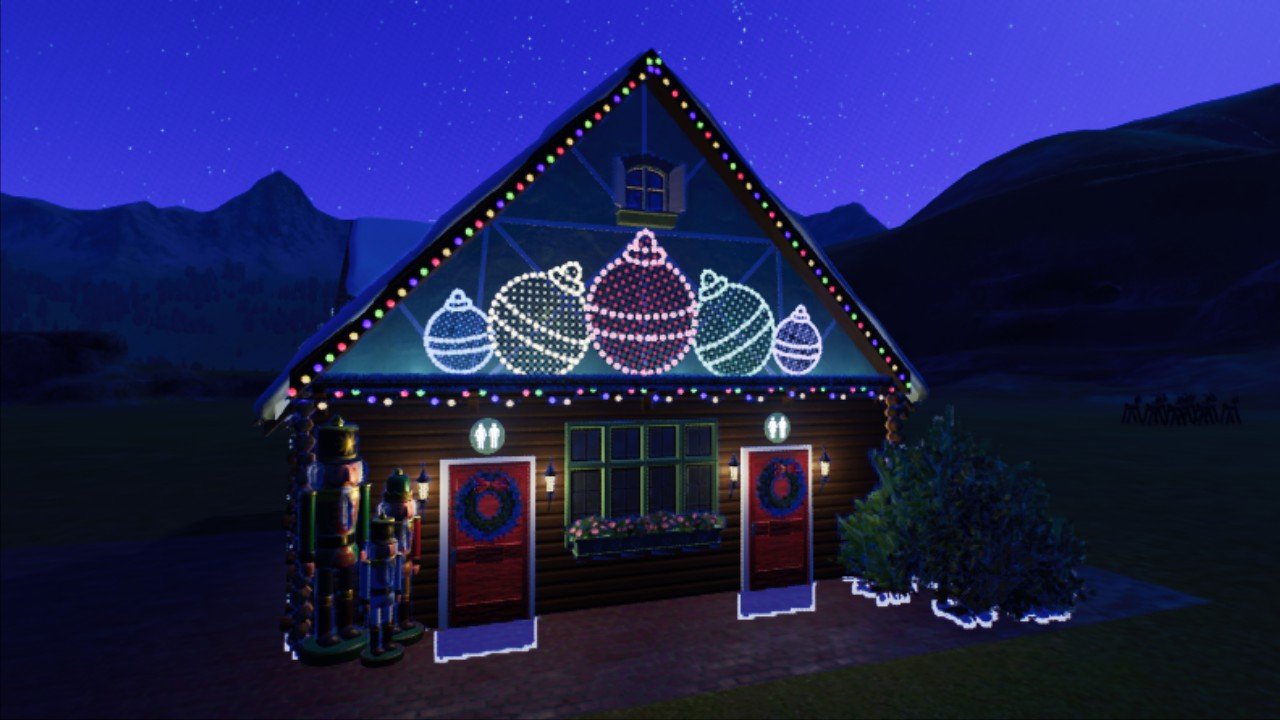 Restroom Facade - Planet Coaster 2 creation - Frontier Workshop