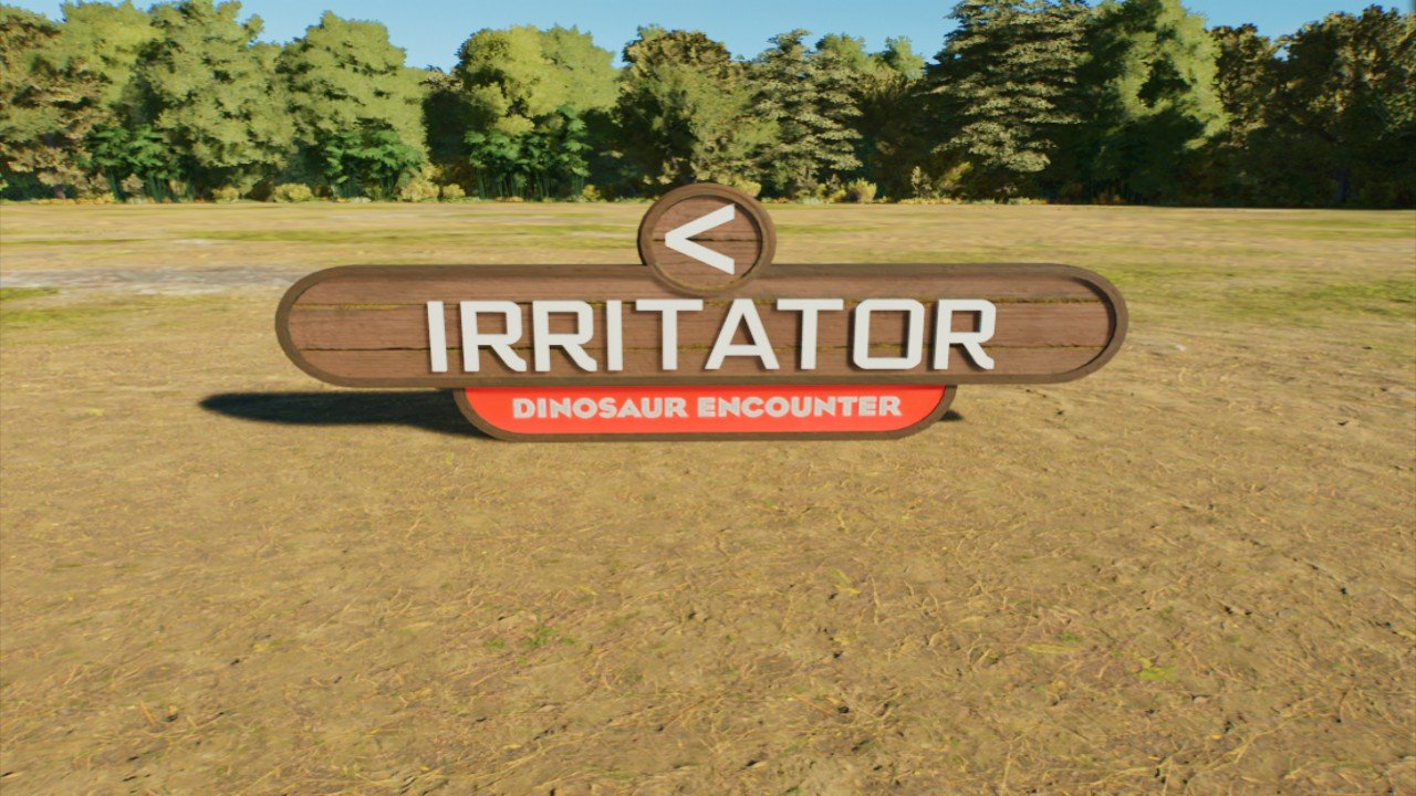 Irritator Directory Sign - Workshop - Jurassic World Evolution 3