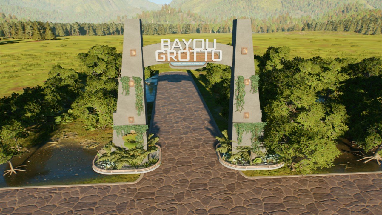 Bayou Grotto - DLC Build - Workshop - Jurassic World Evolution 3