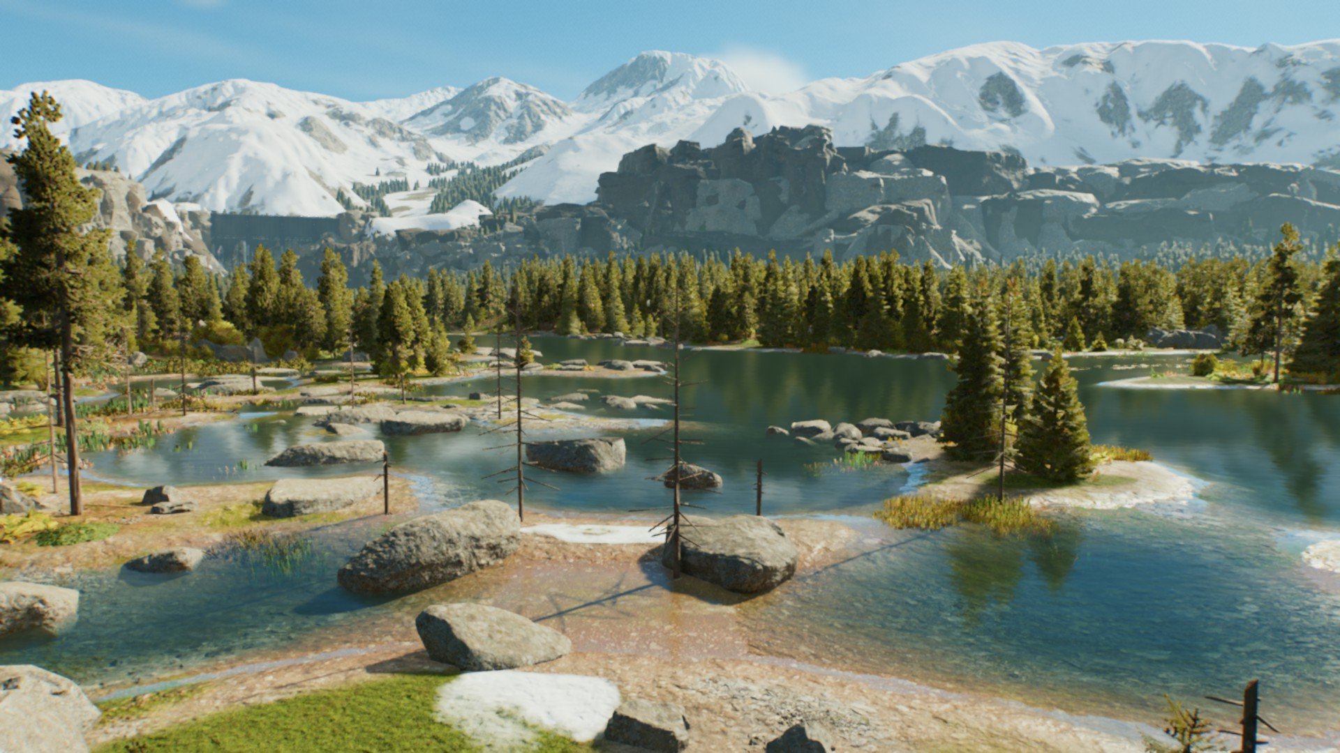 Lake valley landscape map - Workshop - Jurassic World Evolution 3