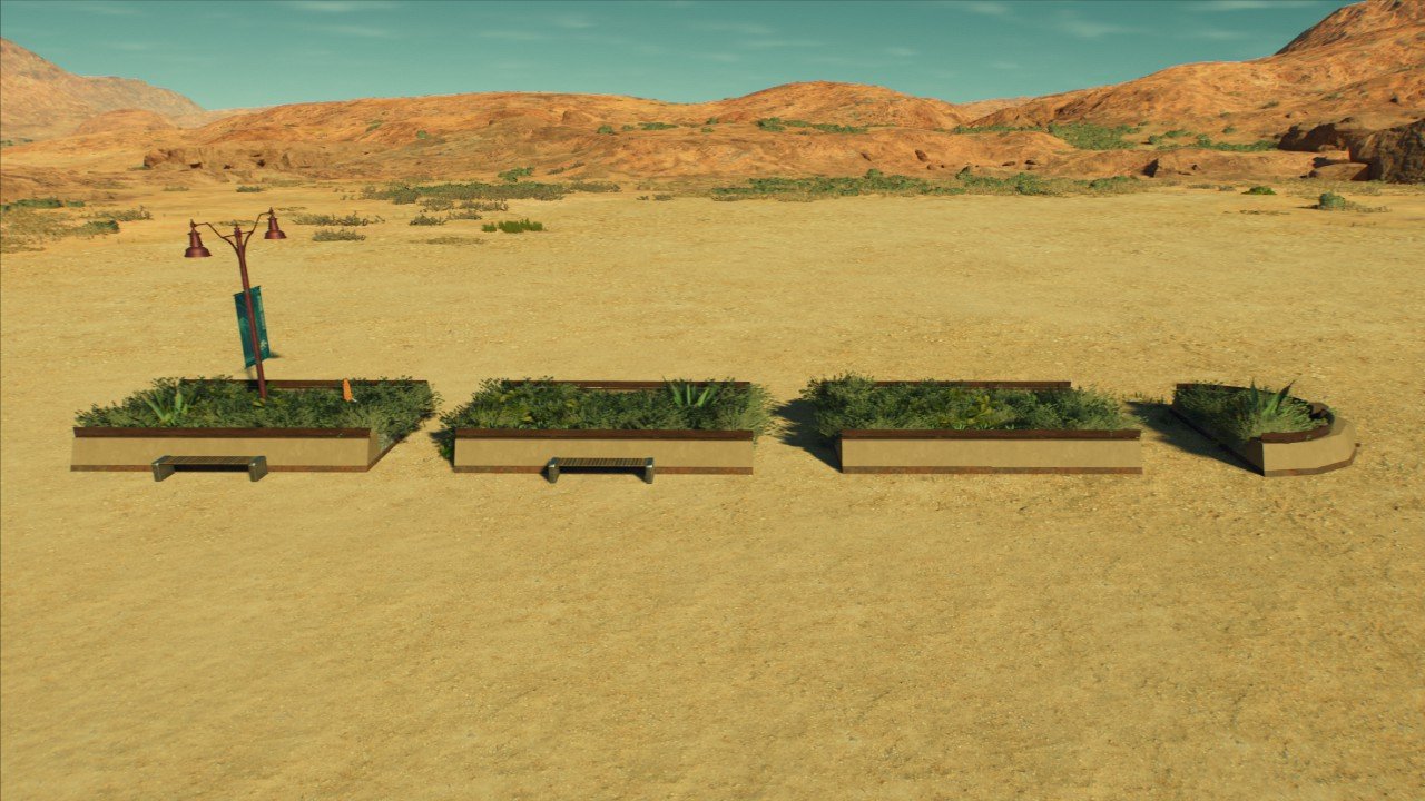 Texicana Path Divider Set - Workshop - Jurassic World Evolution 3