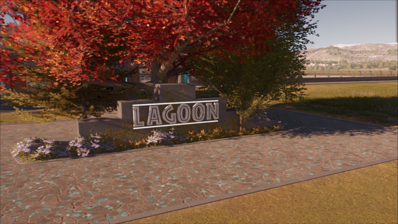 Temperate lagoon sign - Workshop - Jurassic World Evolution 3