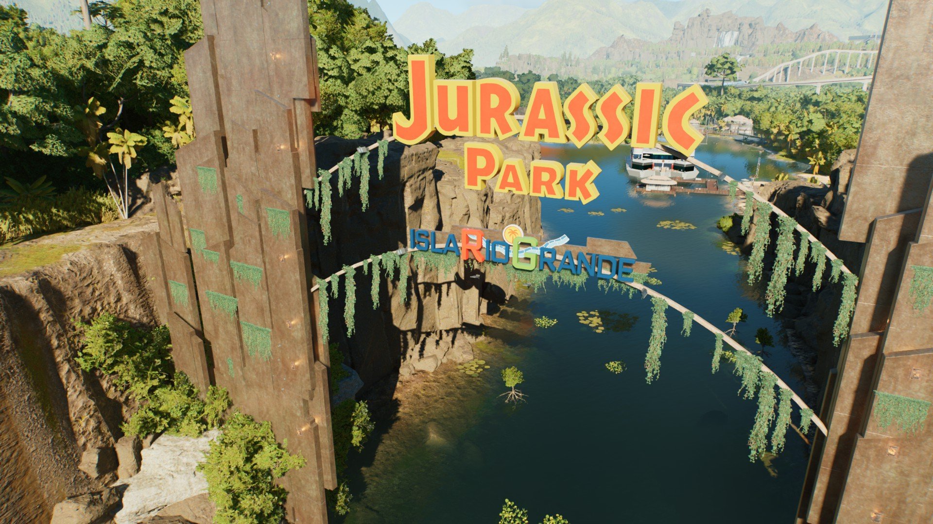 Jurassic Park - Isla Rio Grande - Workshop - Jurassic World Evolution 3