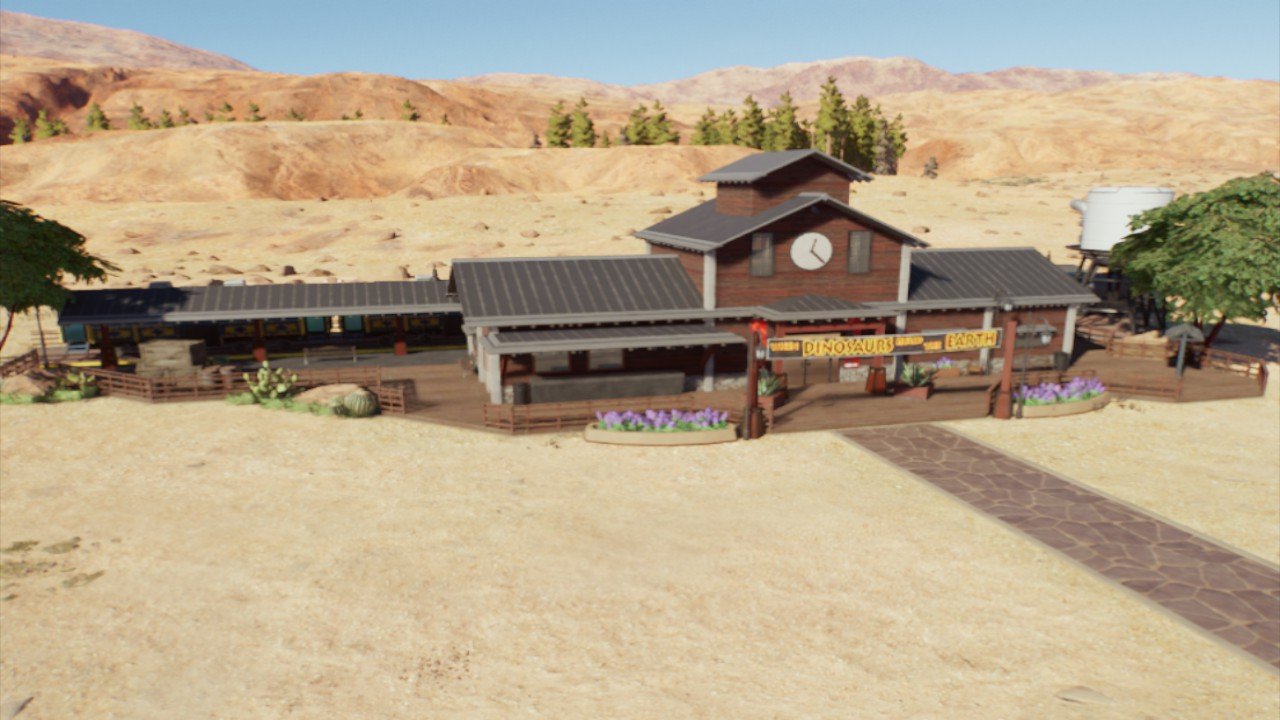 Blue Sky Ranch Train Station - Workshop - Jurassic World Evolution 3