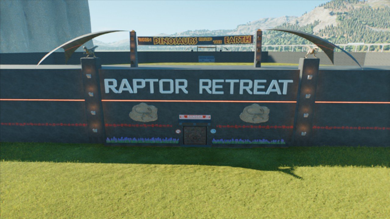 Raptor Retreat Enclosure - Workshop - Jurassic World Evolution 3