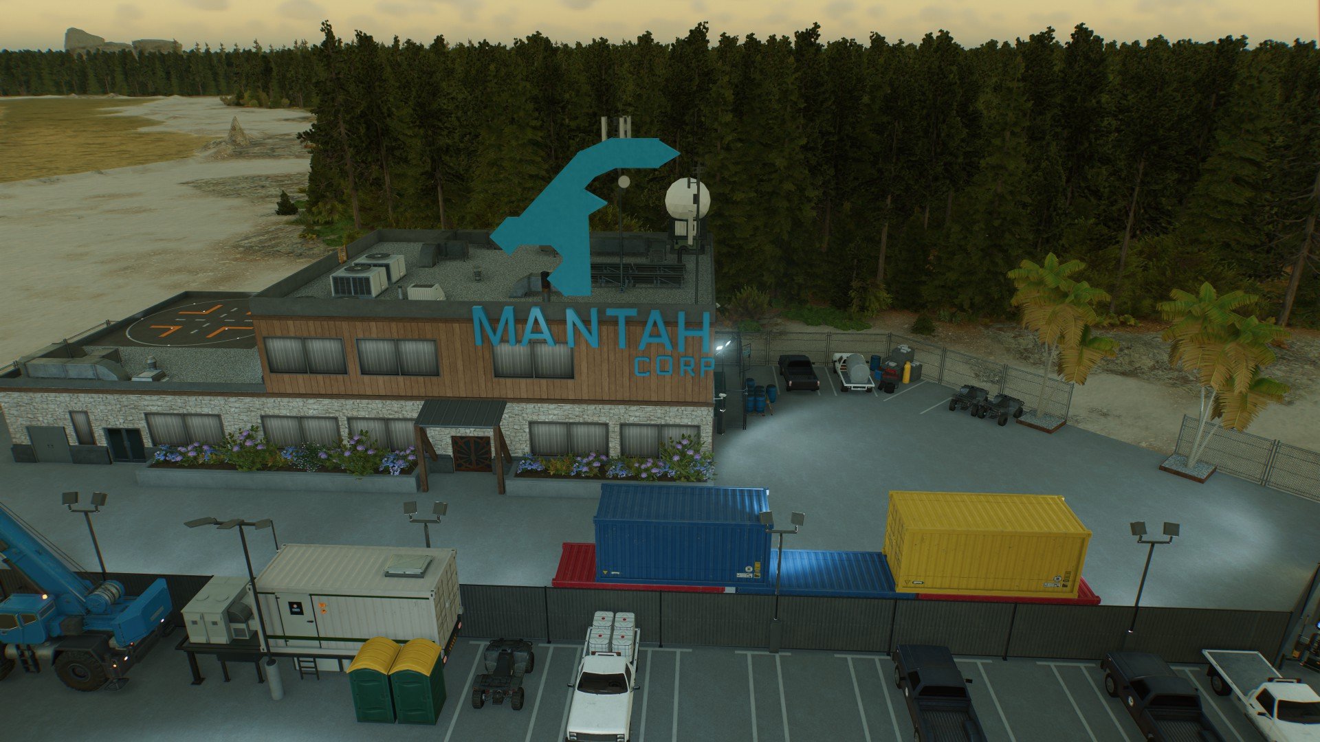 Mantah Corp island - Workshop - Jurassic World Evolution 3