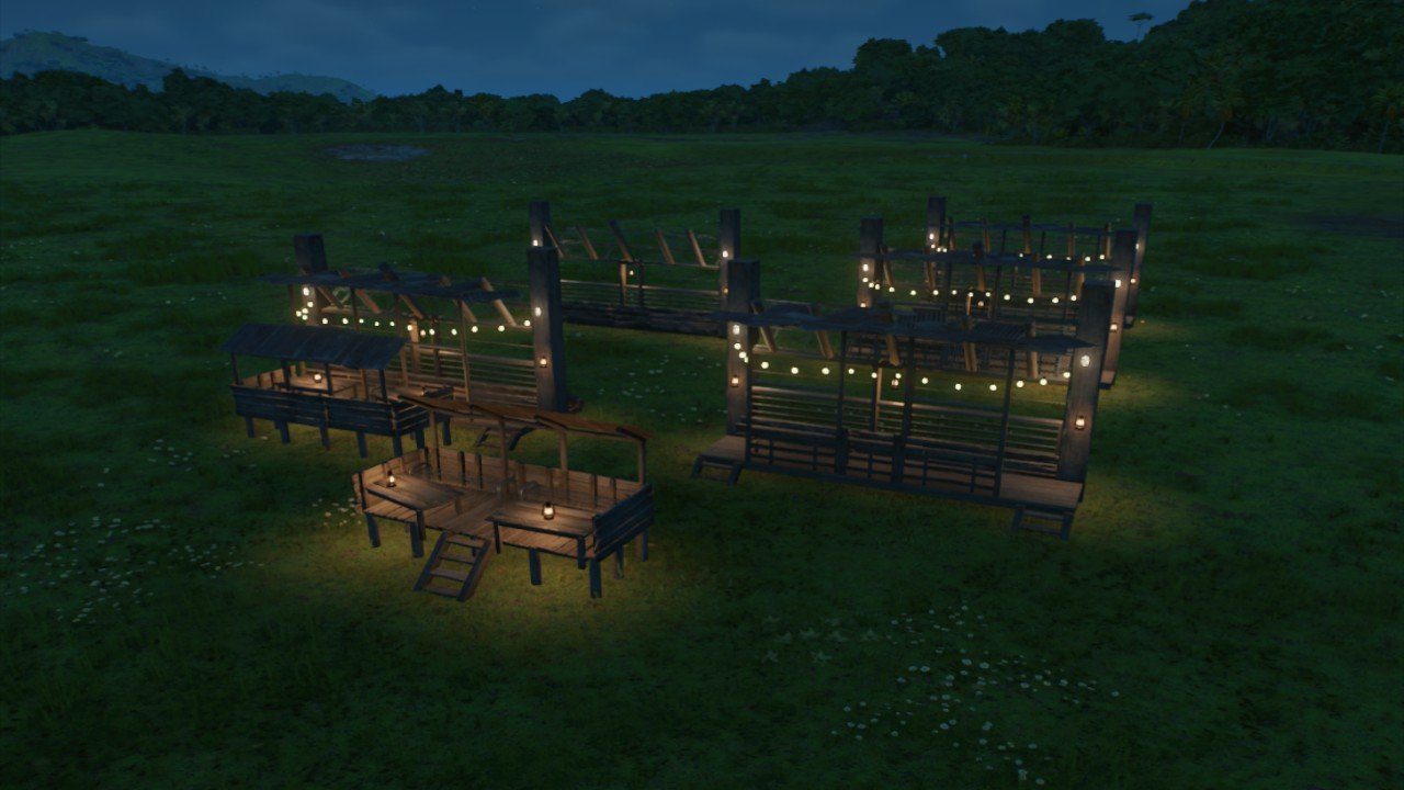 swampy fence set - 创意工坊 - 《侏罗纪世界：进化 3》