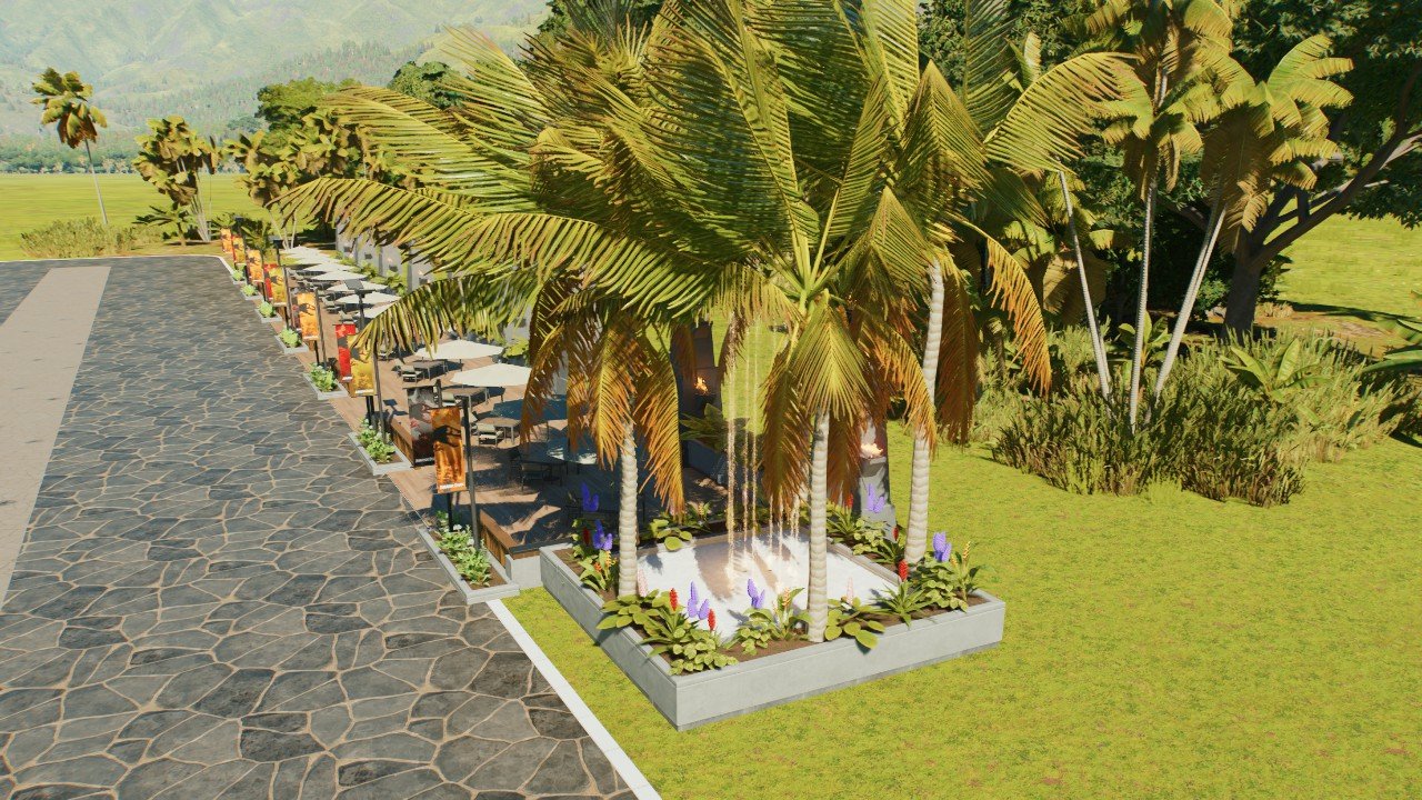 Small square fountain - Workshop - Jurassic World Evolution 3