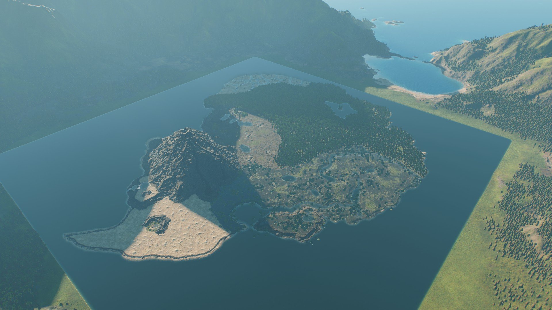 Square island - Workshop - Jurassic World Evolution 3