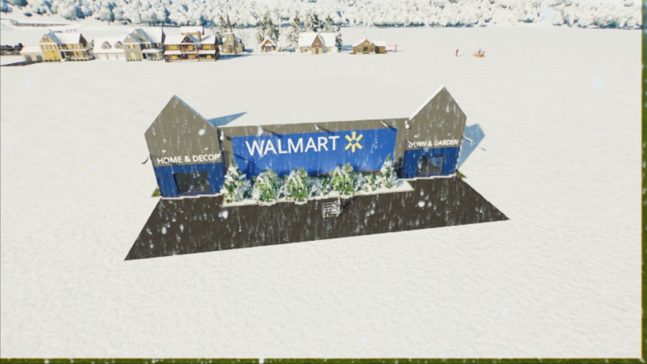 walmart store christmas village - Workshop - Planet Coaster 2
