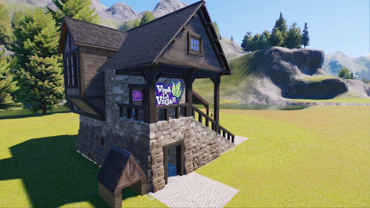 Viking Medieval Vegan - Planet Coaster 2 creation - Frontier Workshop