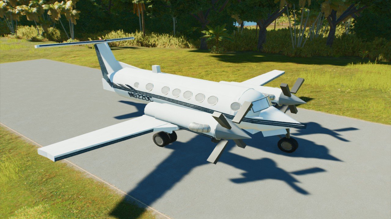 Plane from JP3 (Gear Down) - Workshop - Jurassic World Evolution 3