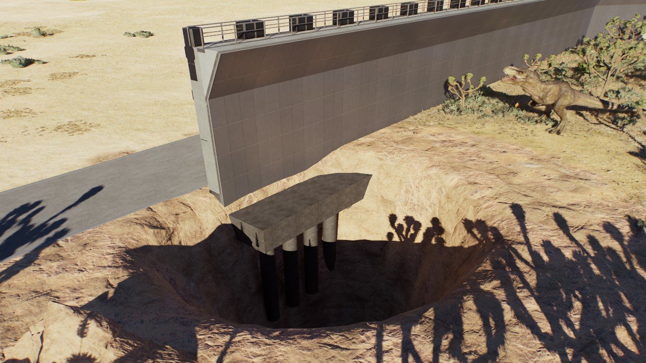 Large Carnivore Fence with Foundation V2 - Workshop - Jurassic World ...