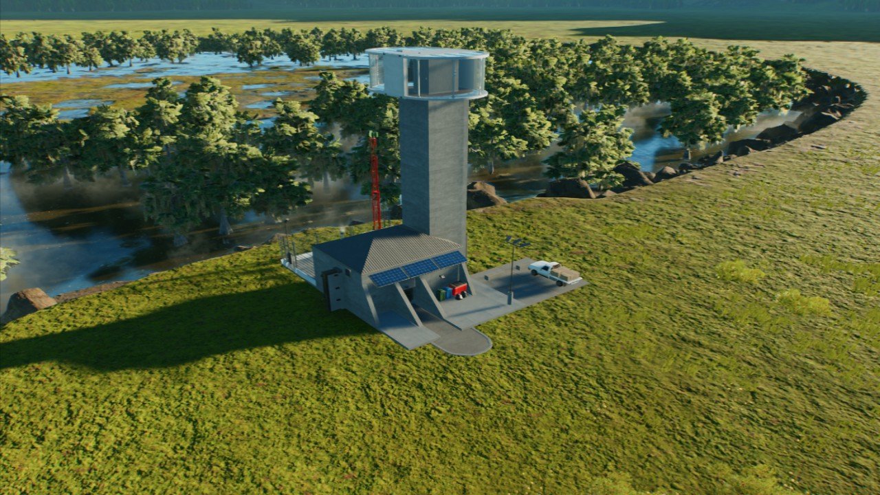 Concrete Observation Tower - Workshop - Jurassic World Evolution 3