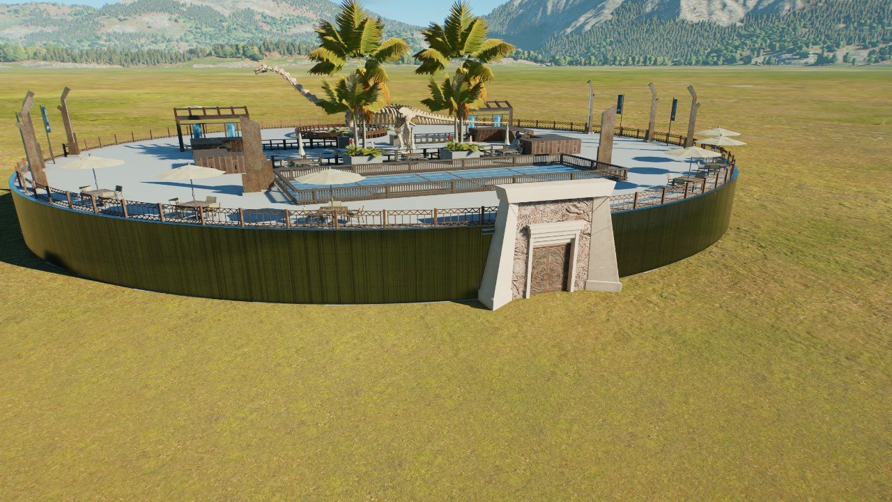 Circular arrival point - Workshop - Jurassic World Evolution 3