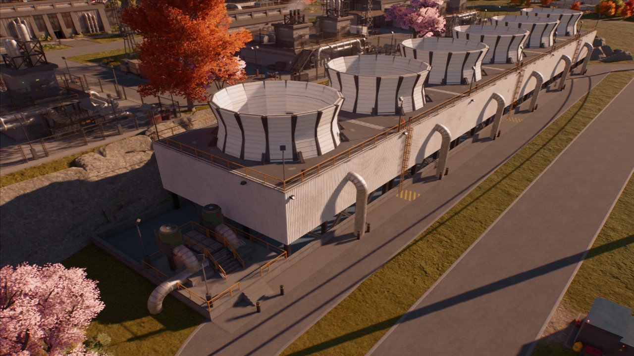 6 Cell Cooling Tower - Workshop - Jurassic World Evolution 3