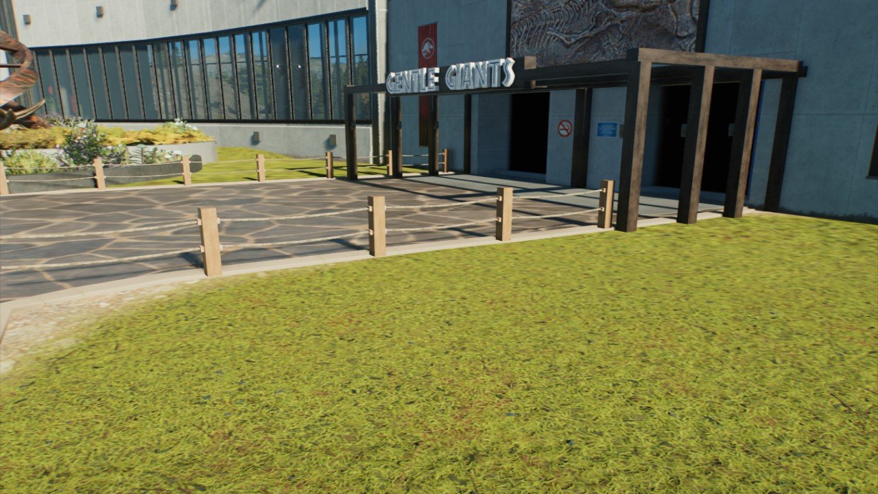 Rope fence - Jurassic World Evolution 3 creation - Frontier Workshop