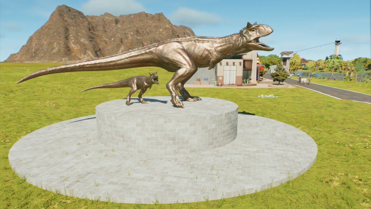 Carnotaurus Family Statue - Workshop - Jurassic World Evolution 3
