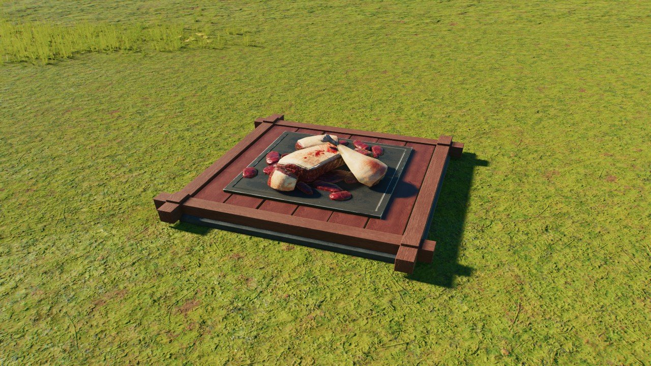 Wood Carnivore Feeder Trim - Workshop - Jurassic World Evolution 3