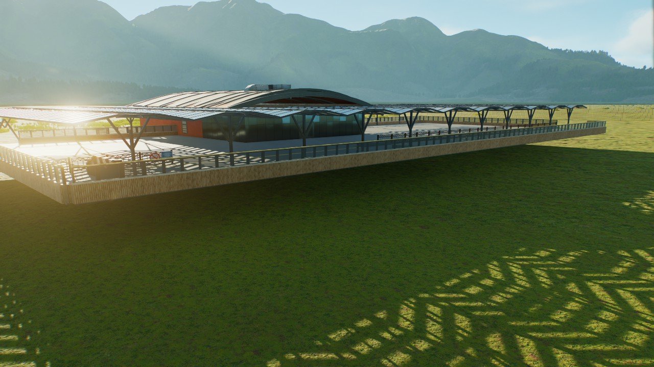 monorail station (not functional) - Jurassic World Evolution 3 creation ...