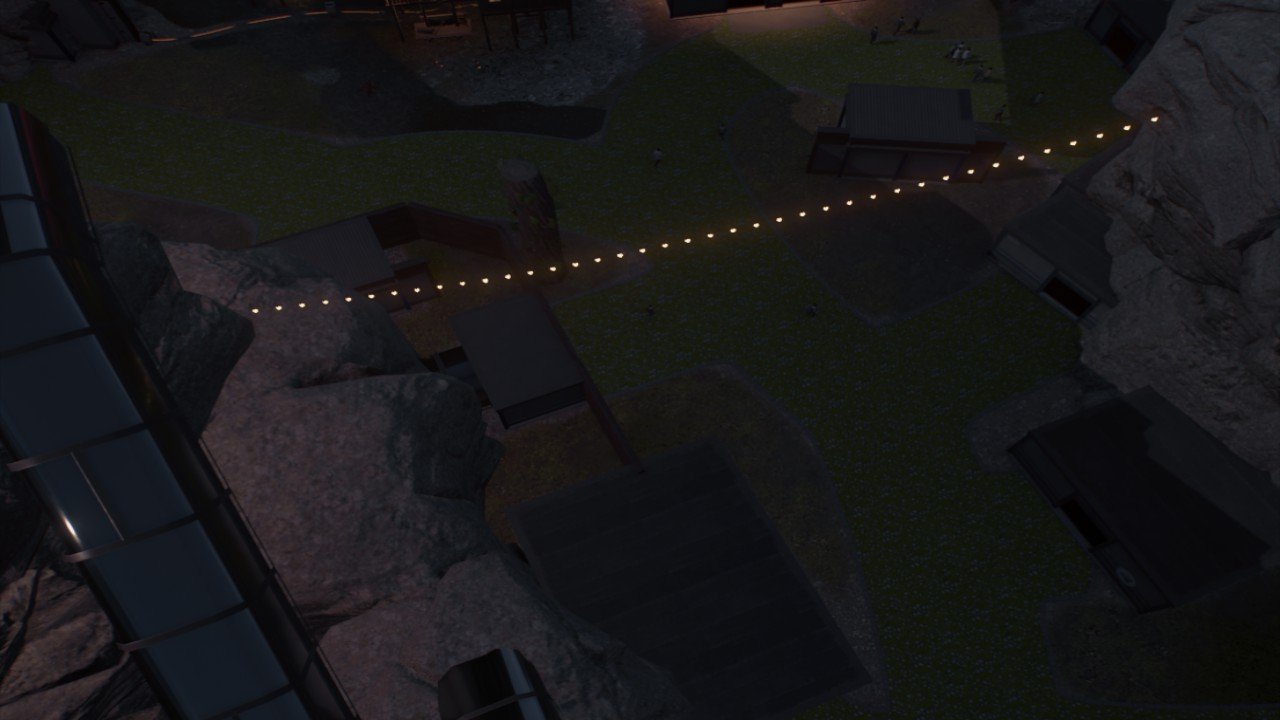 Extra long string lights - Workshop - Jurassic World Evolution 3