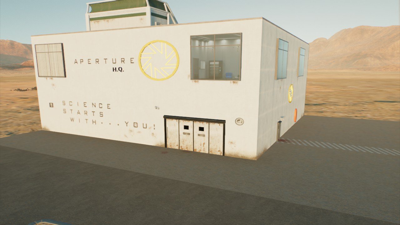 Aperture Science Portal HQ - Workshop - Jurassic World Evolution 3