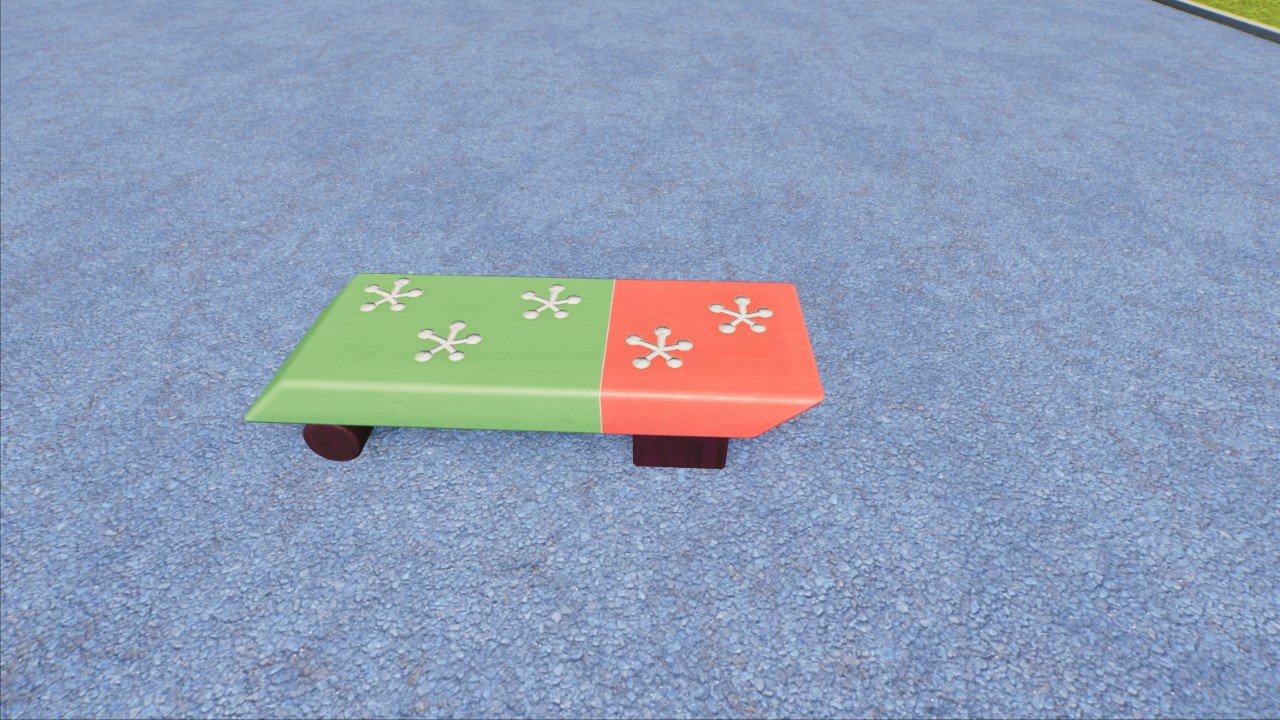 Festive Bench - Planet Coaster 2 creation - Frontier Workshop