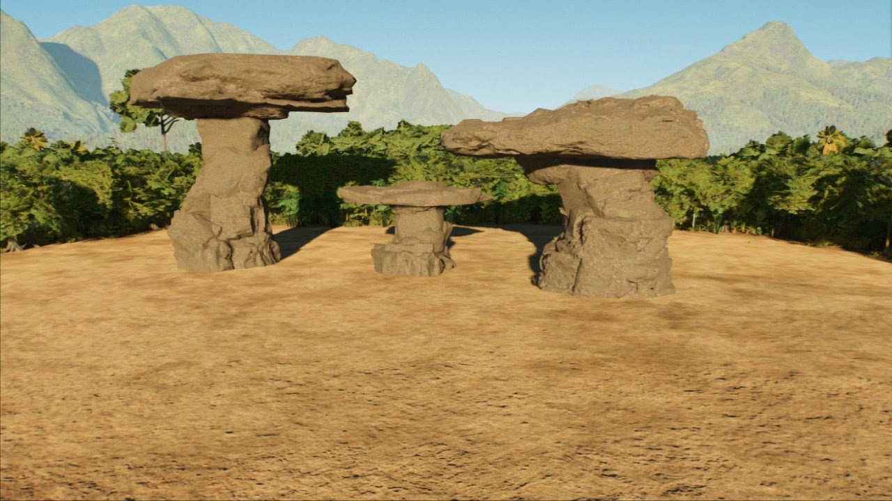 Hoodoo Rock formations - Workshop - Jurassic World Evolution 3