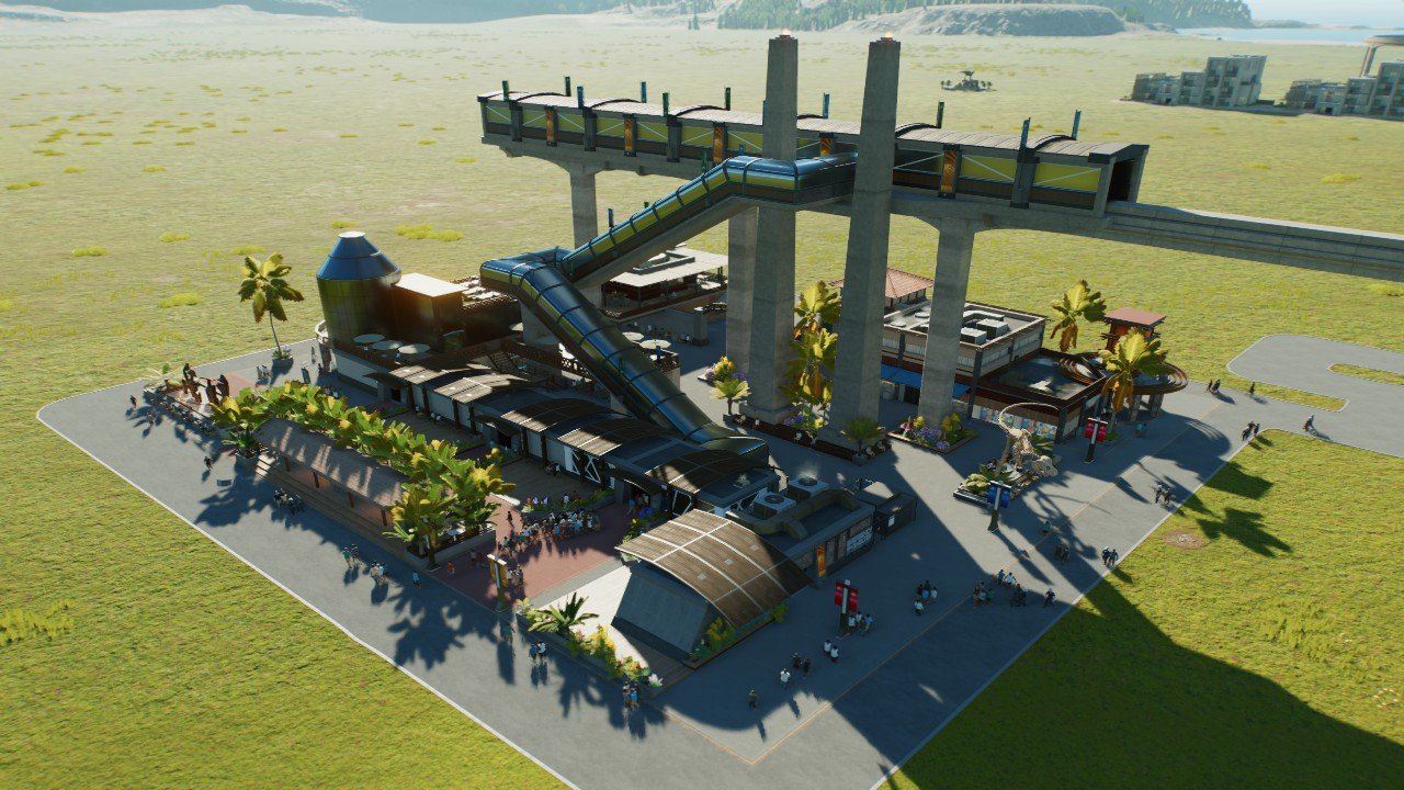 Monorail Plaza - Workshop - Jurassic World Evolution 3