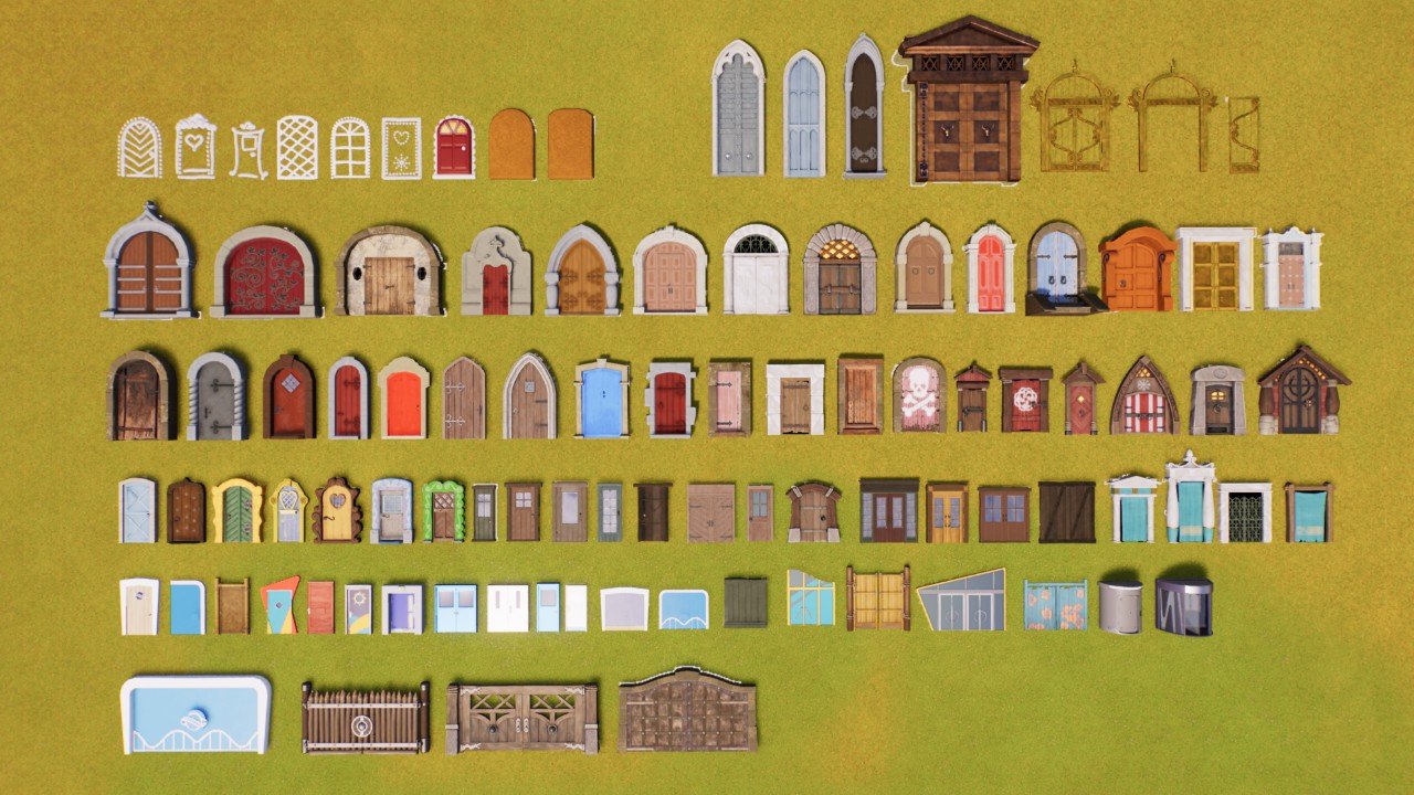 Doors overview - Planet Coaster 2 creation - Frontier Workshop